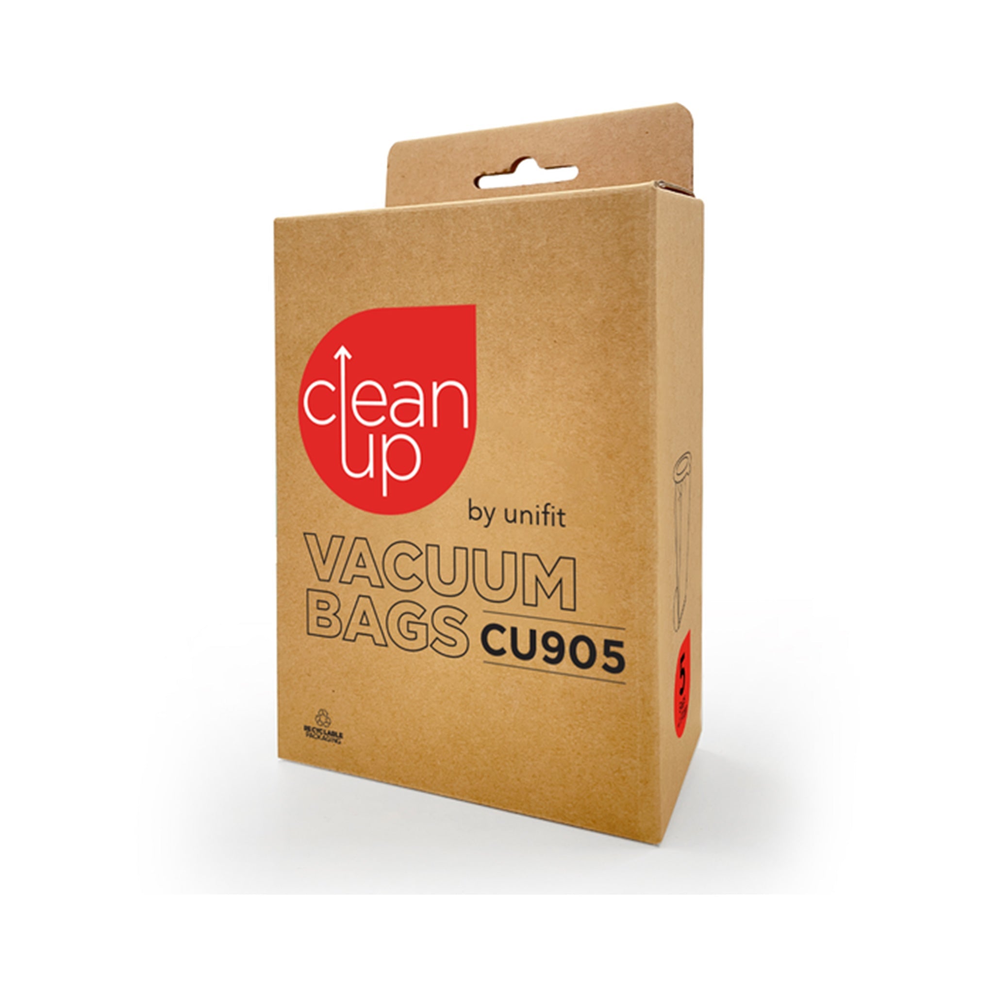 CleanUp CU905 Vacuum Bags 5 Pack – Godfreys Online - The Vacuum ...