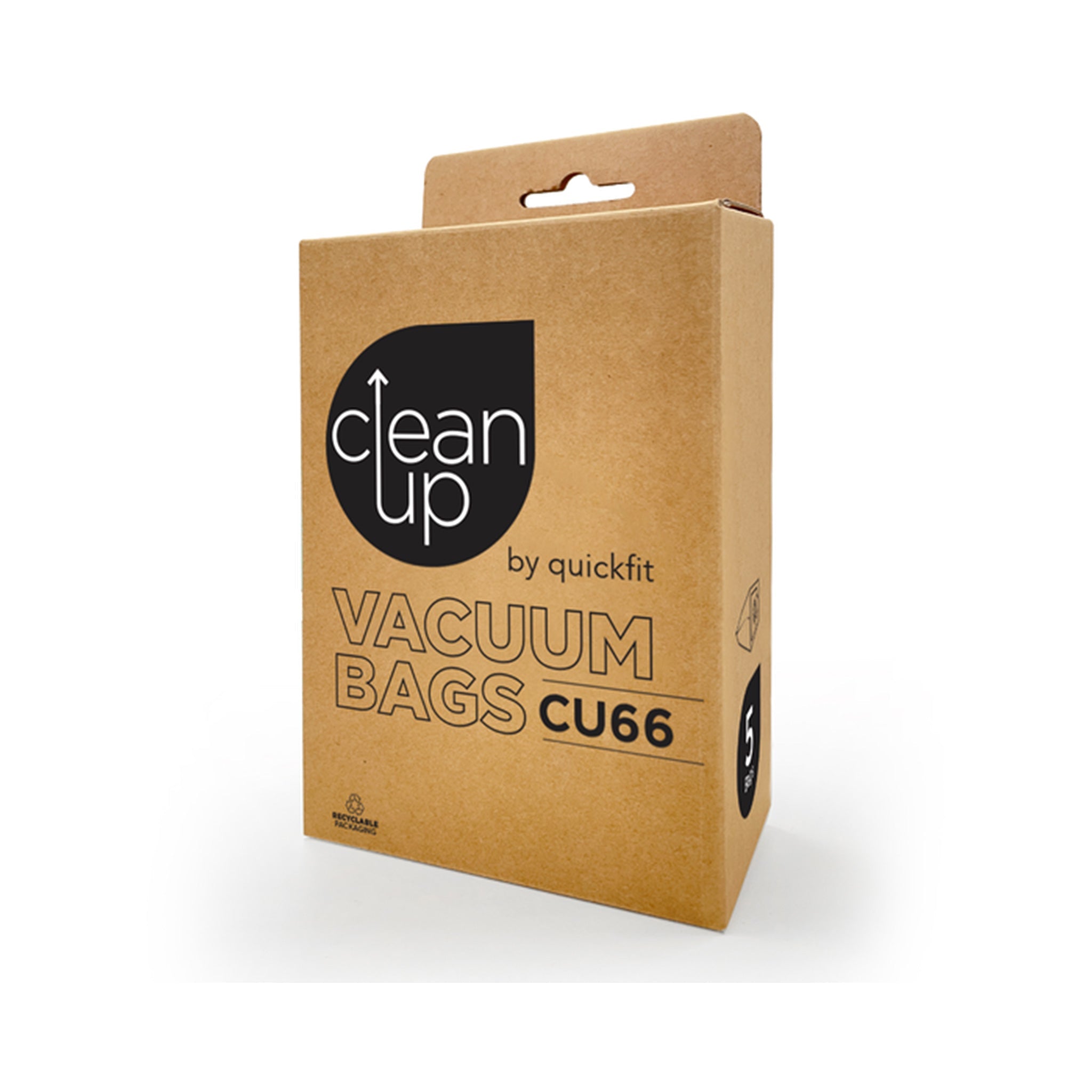 CleanUp CU66 Vacuum Bags 5 Pack – Godfreys Online - The Vacuum ...