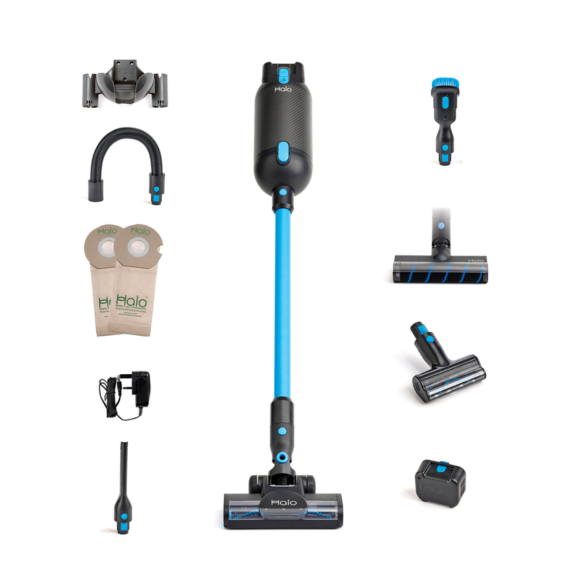 Halo Capsule X Commercial Stick Vacuum Cleaner with a BONUS vacuum sta ...